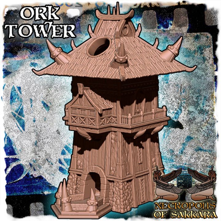 3D Printable Orc Dice Tower by Pharaoh's Workshop